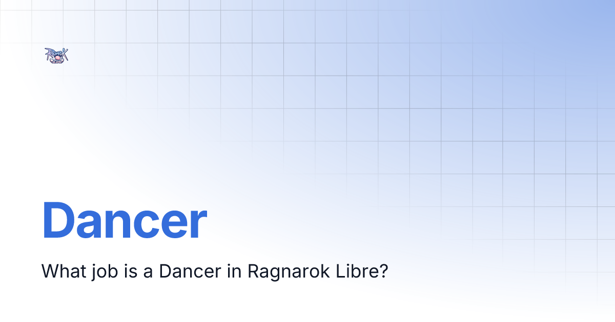Dancer | Ragnarok Libre Wiki